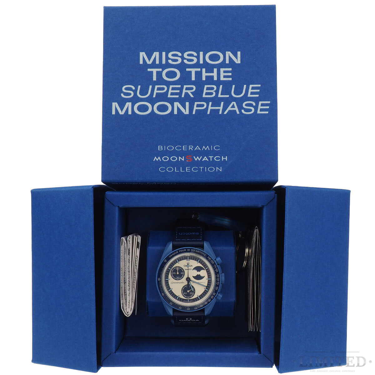 Omega x Swatch Mission to the Super Blue Moonphase - Original mit Zer